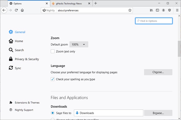 Firefox 73 将支持全局缩放 - 软餐