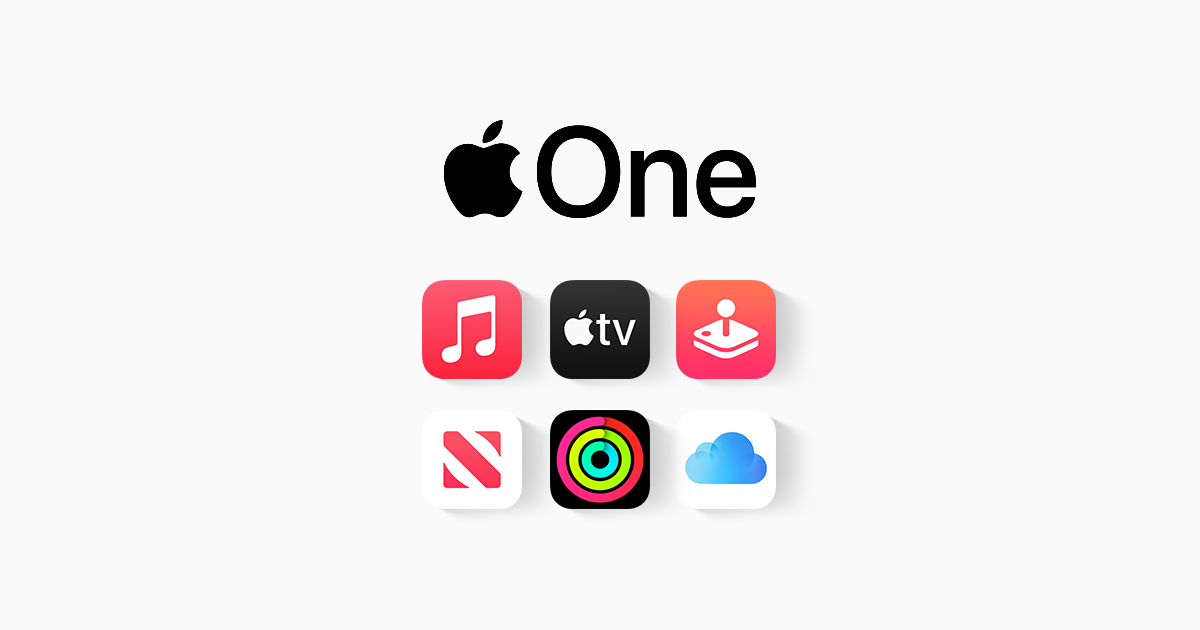 苹果正式推出 Apple One 服务套装：每月 14.95 美元起 - 软餐