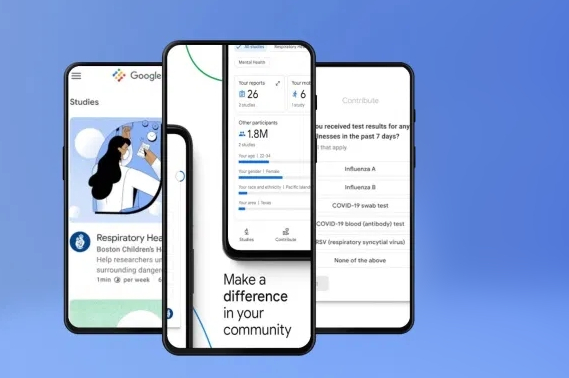 谷歌上架健康研究应用 Google Health Studies - 软餐