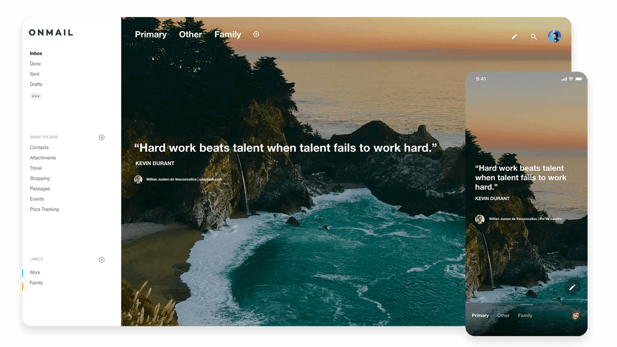 邮件服务 OnMail 推出 Inbox Break 功能：可指定时间暂停接收邮件 - 软餐