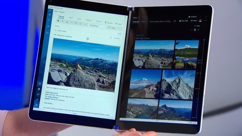 Win10X 流产几个月后，微软折叠屏设备 Surface Neo 亮相电影画面 - 软餐