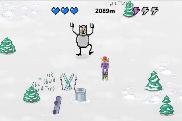 微软更新 Edge Surf 小游戏：迎来全新雪景模式 - 软餐