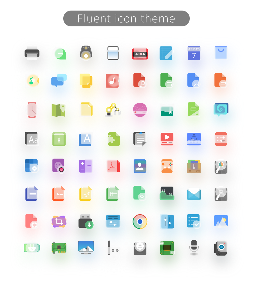 Fluent-icon-theme：适用于 Linux 系统的 Win11 风格图标包 – 软餐