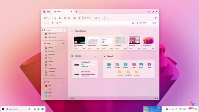 [组图] 独立设计师分享 Windows 23 概念设计 - 软餐