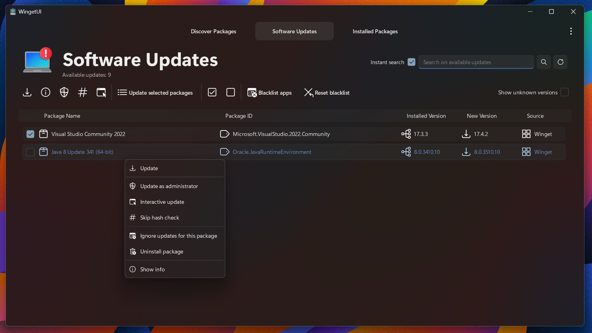 CLI 包管理器第三方 GUI 工具 WingetUI 更新：修复已知问题 - 软餐
