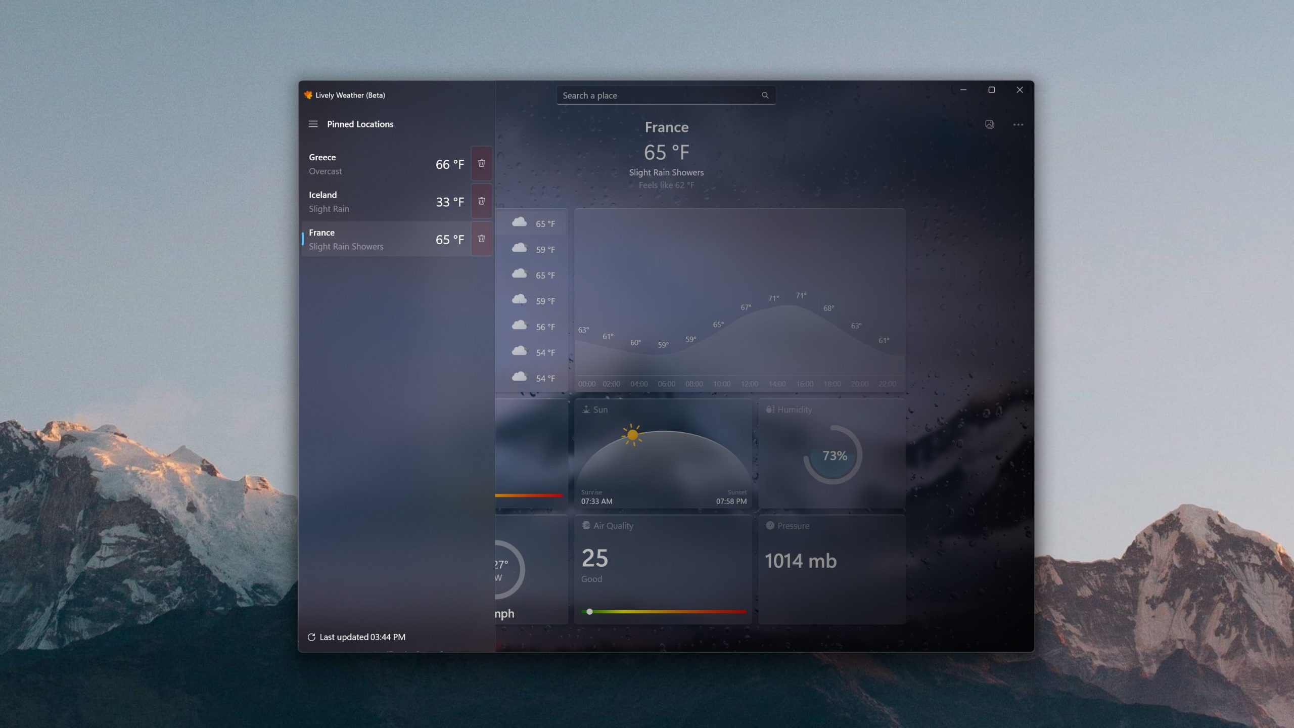 Lively Weather：与 Lively Wallpaper 出自同门的天气软件 - 软餐